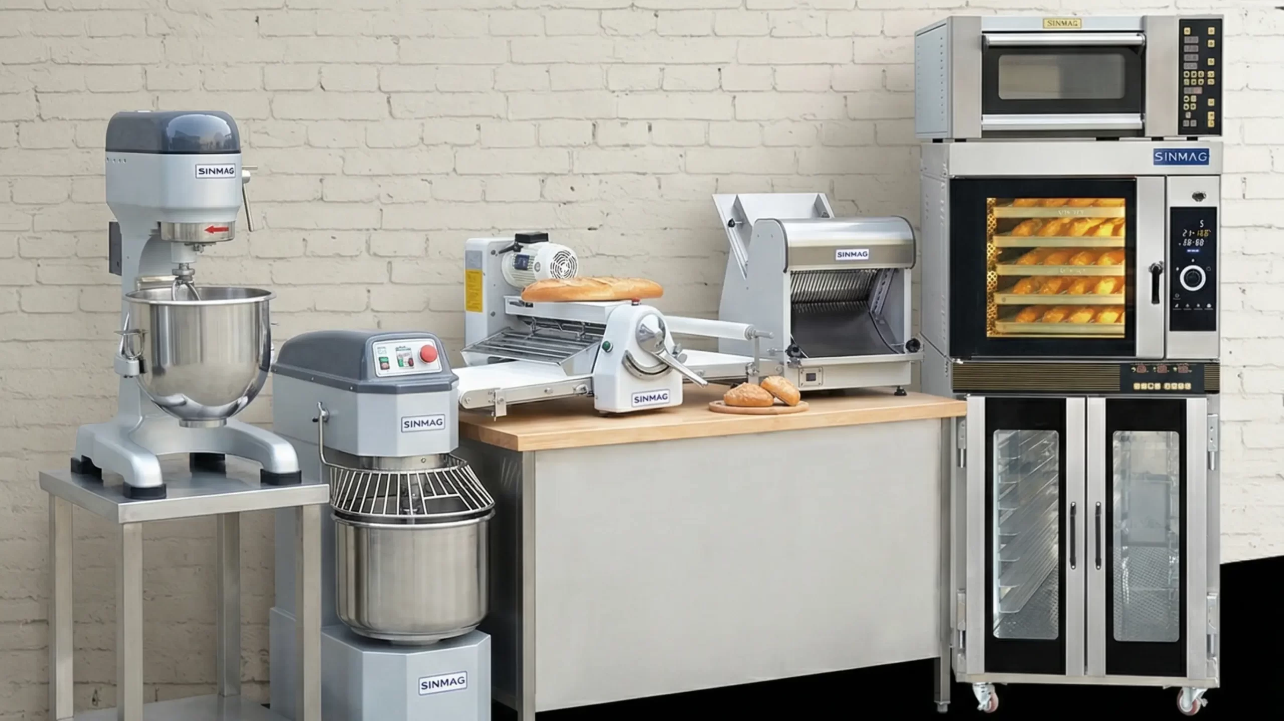 Mini Bakery Setup Manufacturers | SINMAG Dealer - Good Luck Bakery Machines